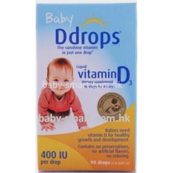 Baby Ddrops 維生素D 滴劑 2.5mL - Baby Smart 家兒寶寶